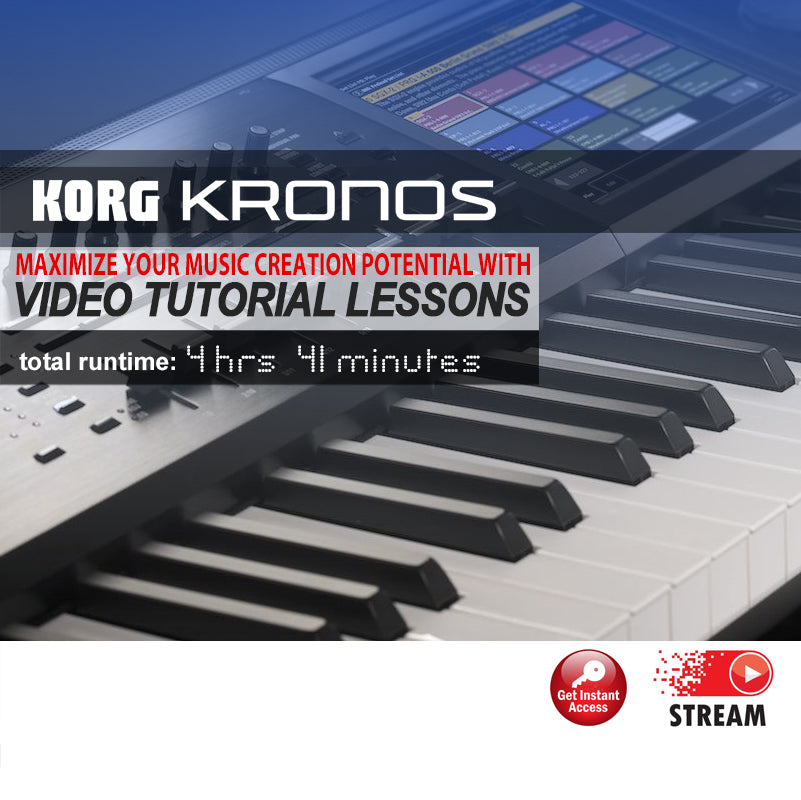 Korg Kronos Video Tutorial – sudosonic